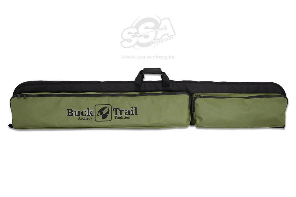 Buck Trail Housse Recurve 160CM X 27CM BLACK / GREEN WITH ARROW POCKET ...